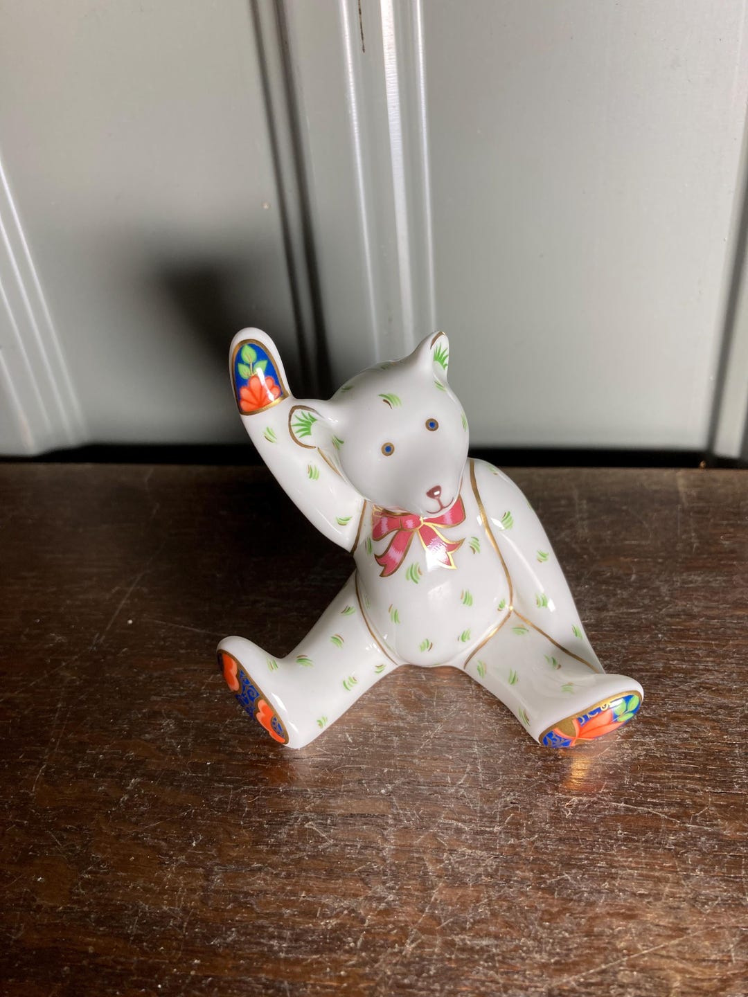 Royal Crown Derby Bear Paperweight - Etsy