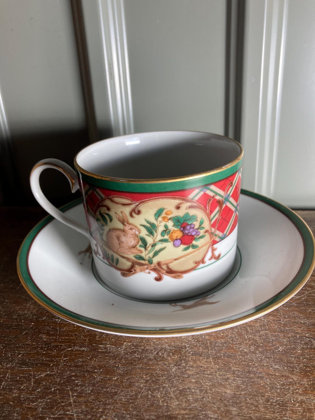 Noritake Royal Hunt Cup & Saucer - Etsy