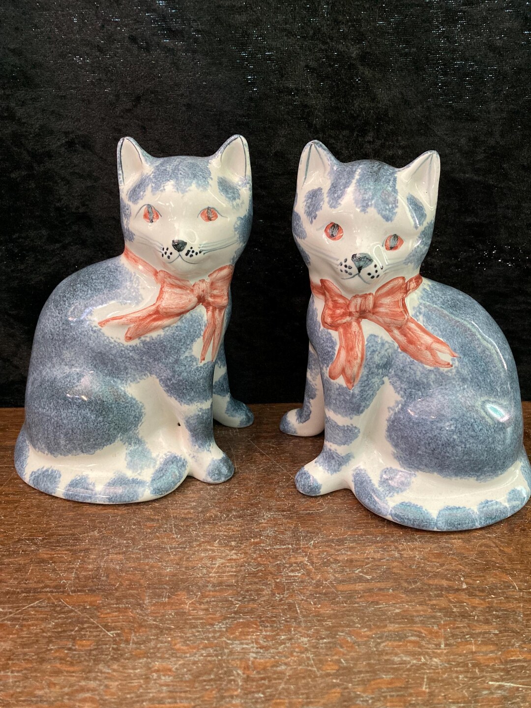 Pair of Rye Pottery Cats - Etsy