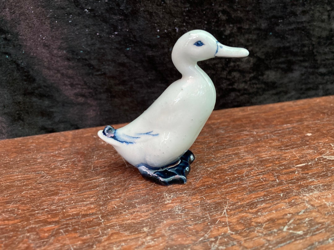 Royal Doulton Blue Flambé Duck - Etsy