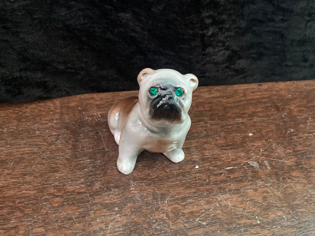 Ceramic Bulldog Figurine - Etsy