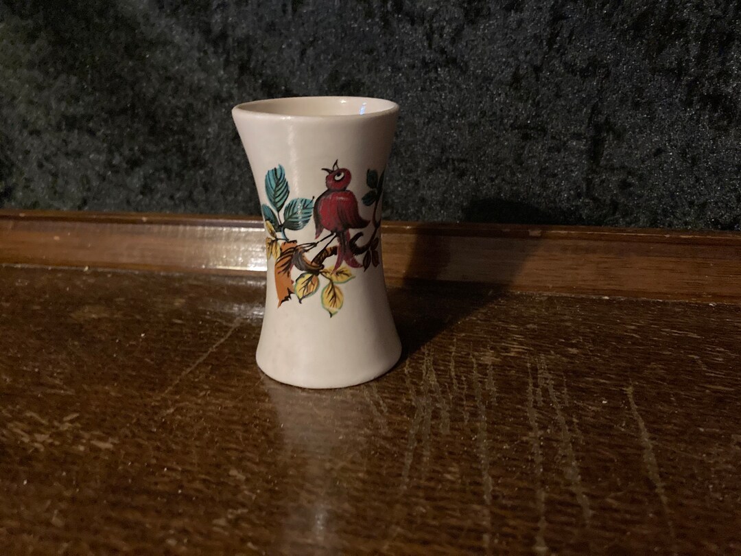 Vintage New Devon Pottery Miniature Vase - Etsy