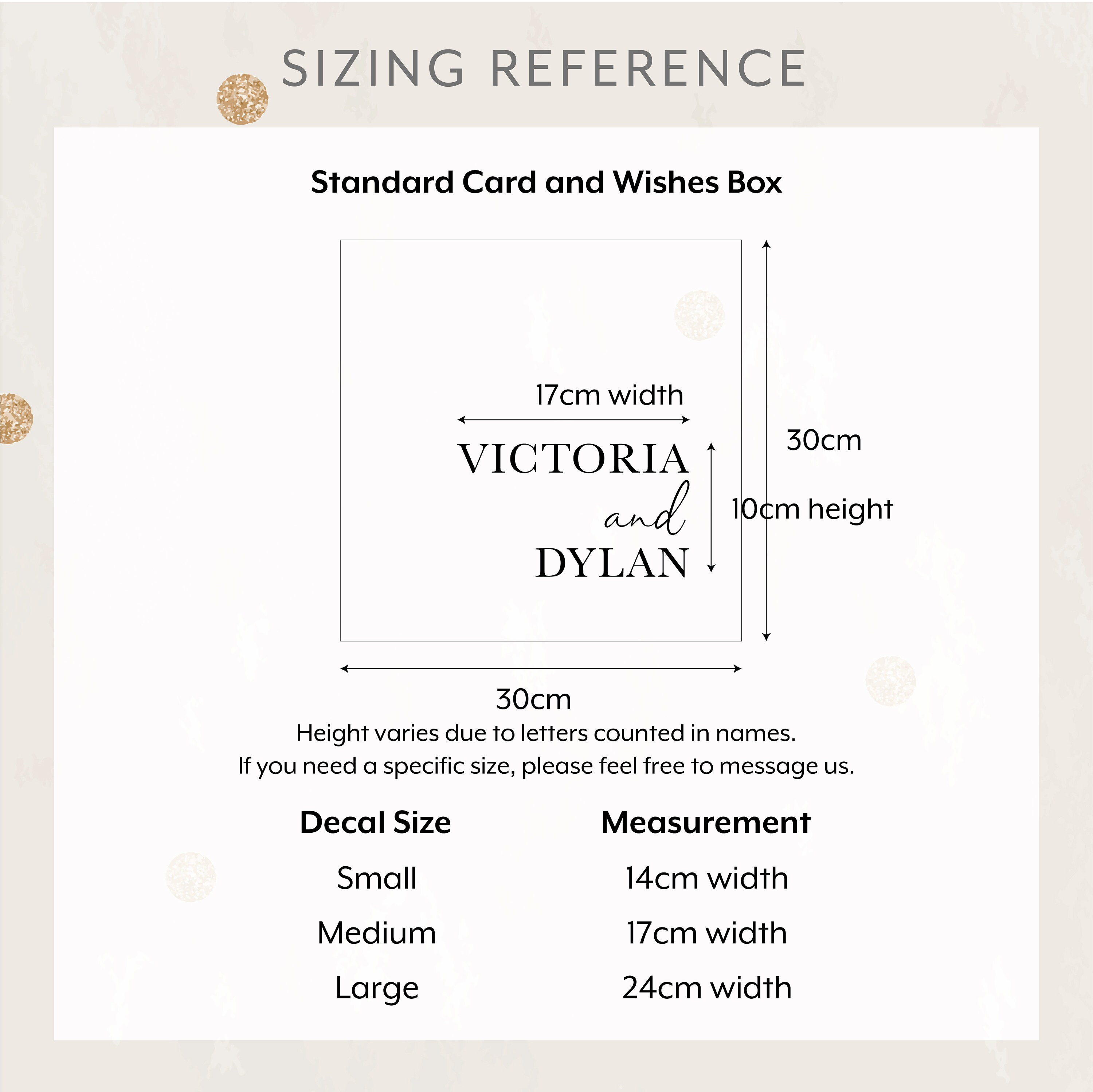 Custom Wedding Wishing Well Sticker Card and Wishes Well Decal | Etsy