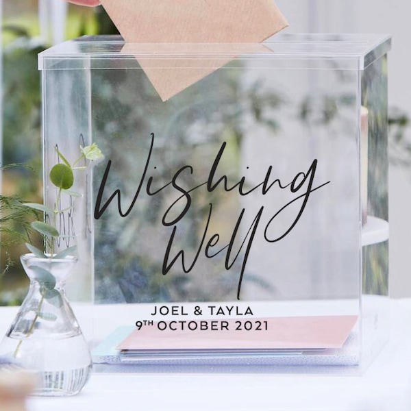 Wedding Wishing Well - Etsy