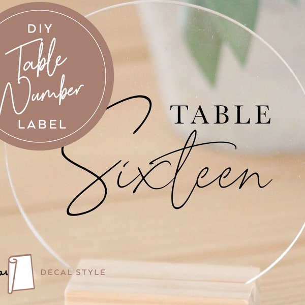 Table Numbers - Etsy Australia