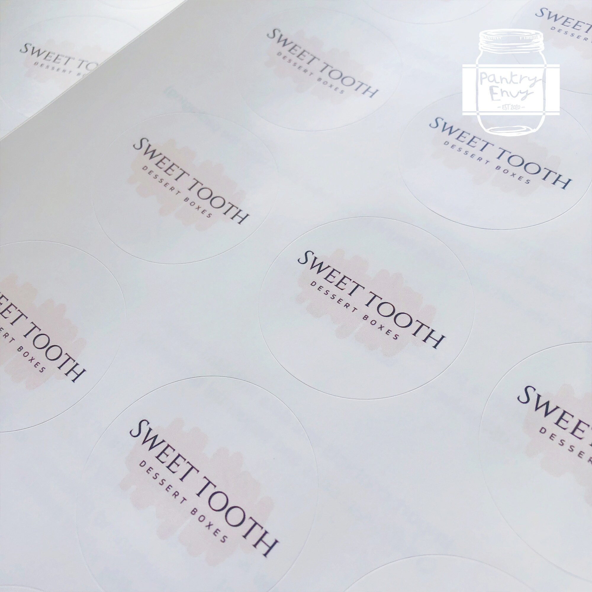 Custom Logo Stickers Round Business Logo Stickers Packaging - Etsy ...