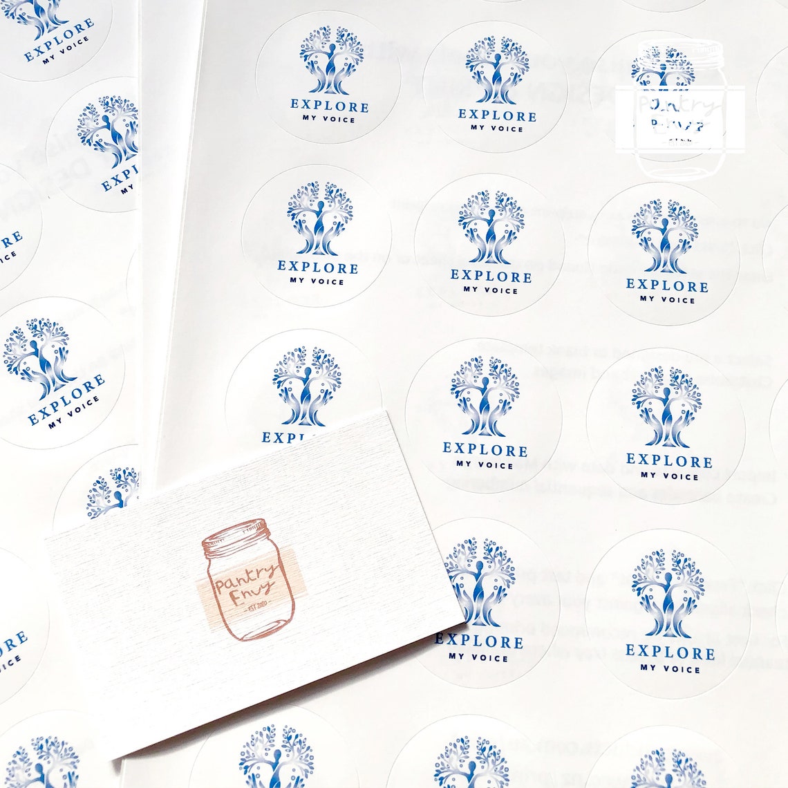 Custom Logo Stickers Round Business Logo Stickers Packaging - Etsy.de