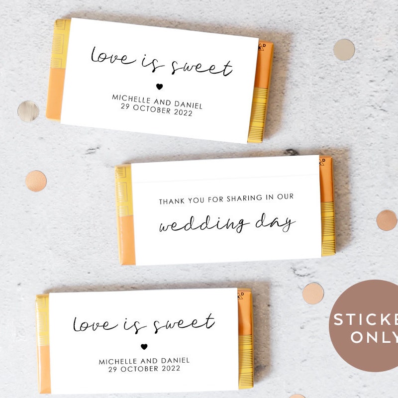 Wedding Candy Bar Wrapper - Etsy