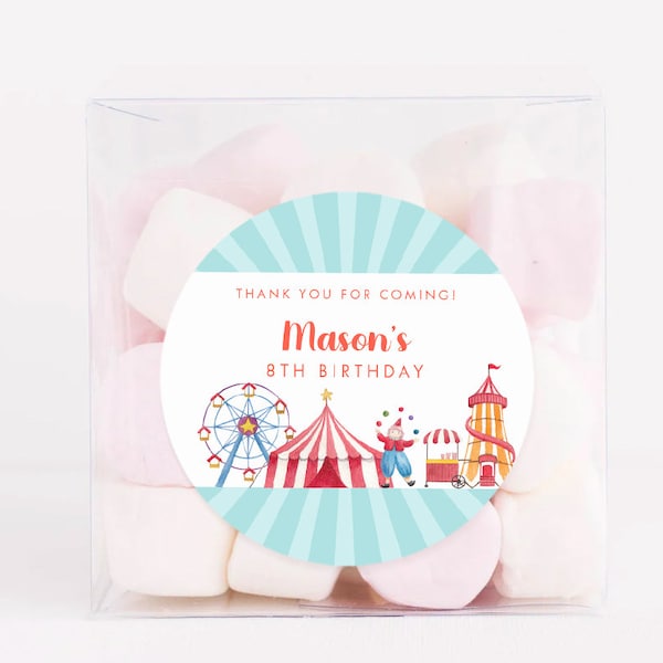 Circus Name Tags - Etsy