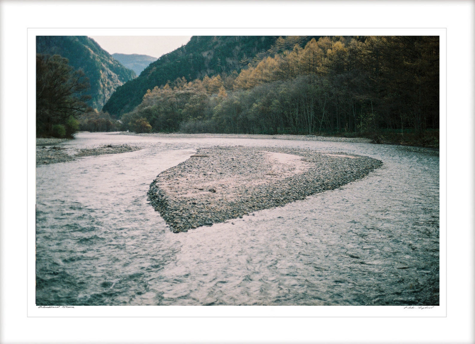 Nature Photography - River Art - Large Canvas - Print - Fujifilm - Film ...