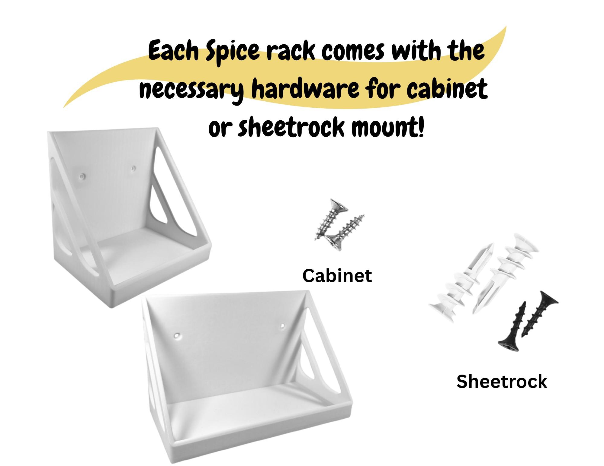Extra Large Spice Rack Compatible With Member's Mark Spices and Other ...