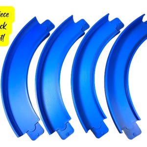 90 Degree Curved Track Pieces - 4 Pack or Singles - Etsy