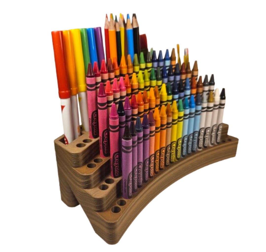 Crayon Holder & Organizer for Crayons and Art Supplies - Etsy