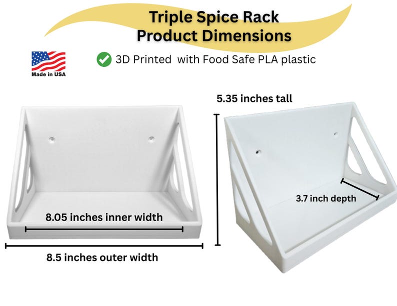 Extra Large Spice Rack Compatible With Member's Mark Spices and Other ...