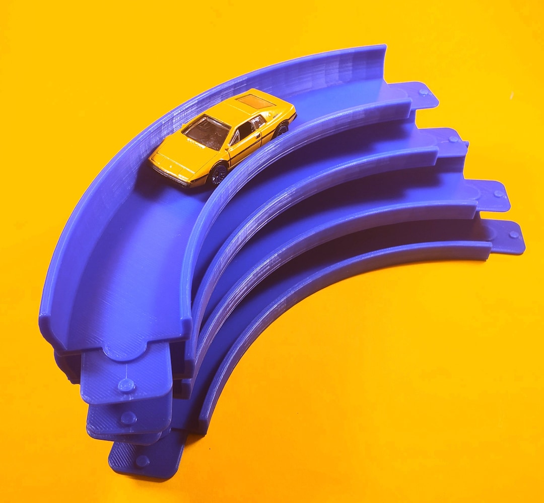 90 Degree Curved Track Pieces 4 Pack or Singles - Etsy