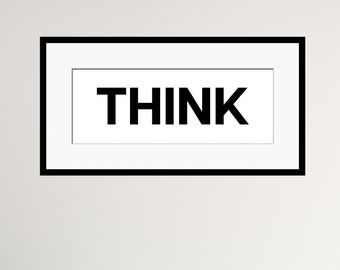 Ibm Think Sign - Etsy