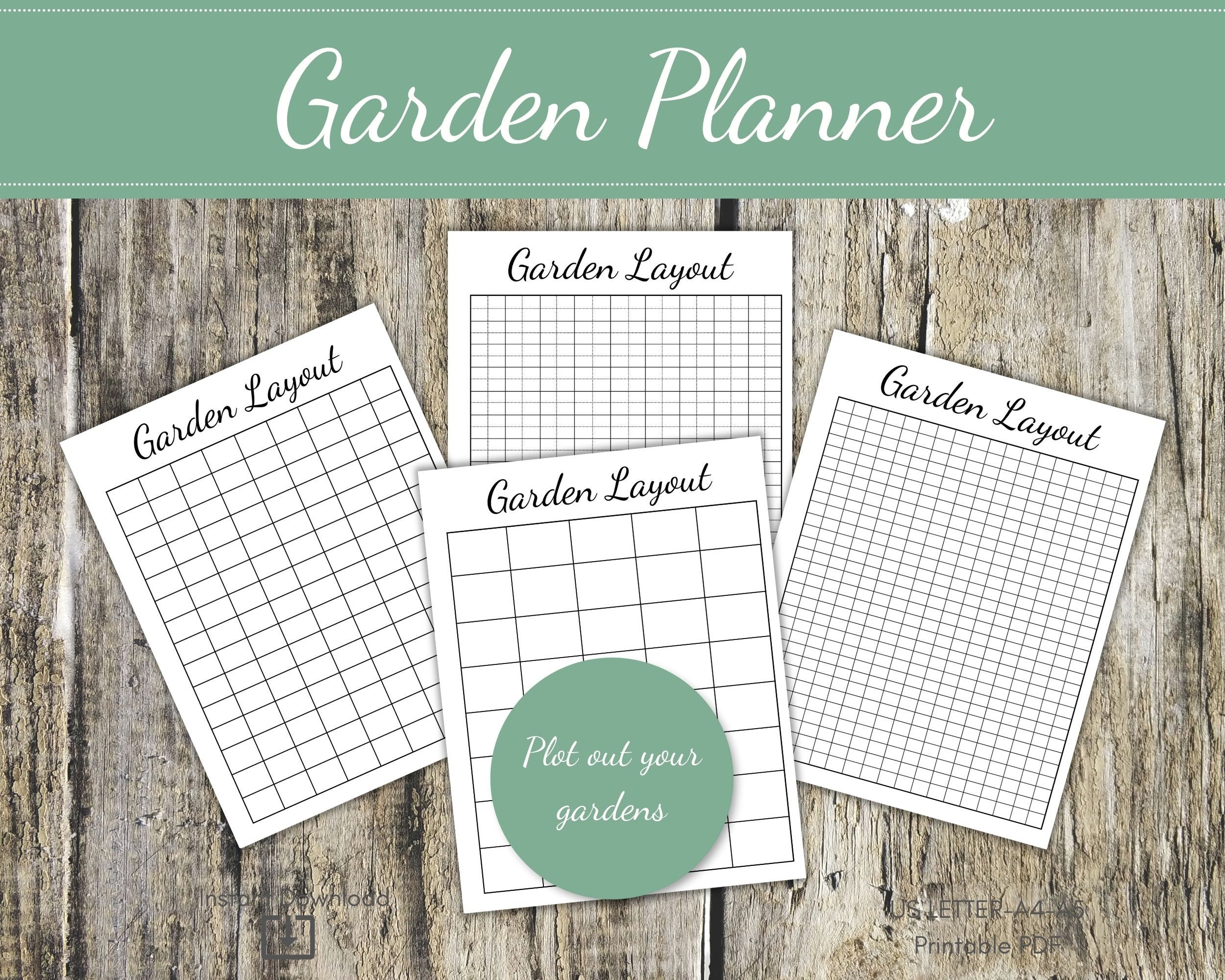 Garden Planner Printable Bundle for Vegetable and Flower - Etsy