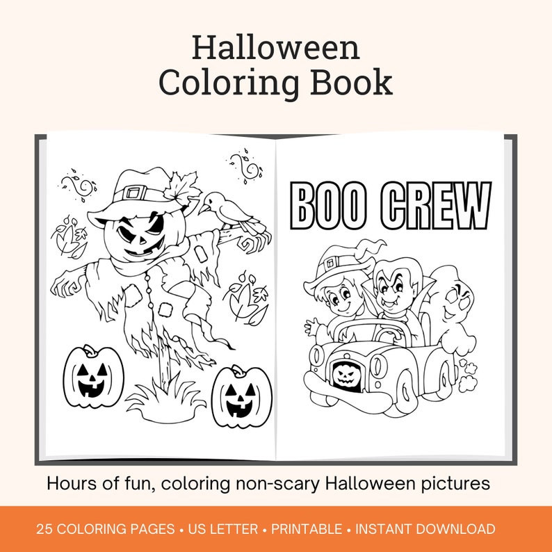 Halloween Printable Coloring Pages, Halloween Coloring Sheets ...