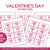 Valentine's Day Printable Games for Kids and Adults, Classroom ...