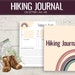 Hiking, Backpacking Printable Journal - Etsy