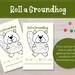 Roll a Groundhog Printable Game for Home or School, Classroom Activity ...