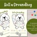Roll a Groundhog Printable Game for Home or School, Classroom Activity ...