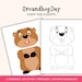 Groundhog Day Paper Bag Puppet, Printable Activity for Kindergarten ...