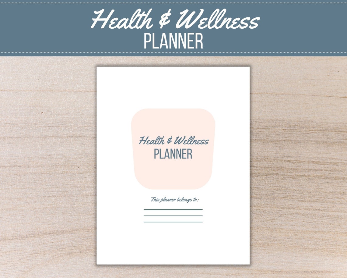 Health and Wellness Planner Printable | Etsy
