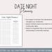 Date Night Planner for Busy Couples Printable, Couples Connection ...