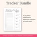 Printable Tracker Bundle, Finance, Fitness, Self-care (PDF) - Etsy