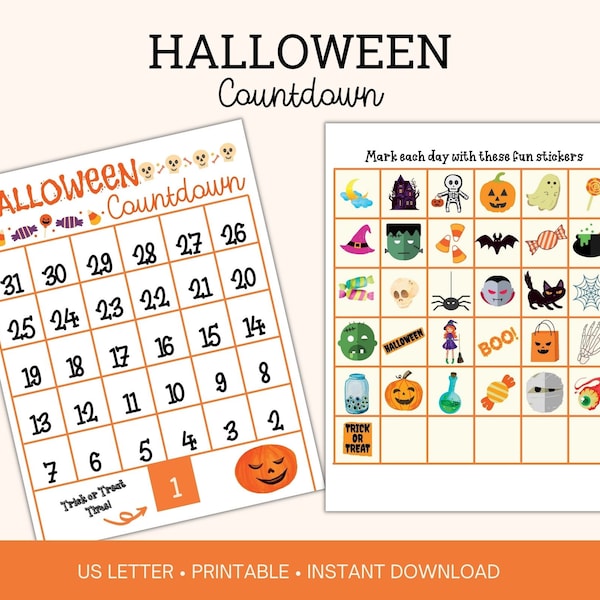 Halloween Countdown - Etsy