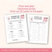 Valentine's Day Printable Games for Kids and Adults, Classroom ...