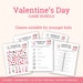 Valentine's Day Printable Games for Kids and Adults, Classroom ...