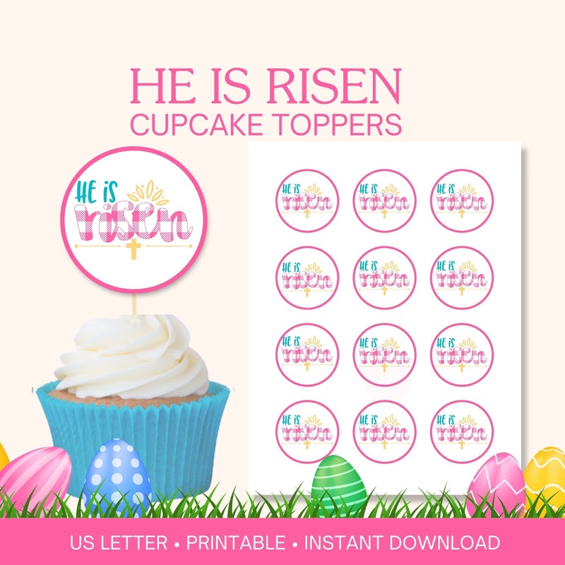 He is Risen Banner - Etsy