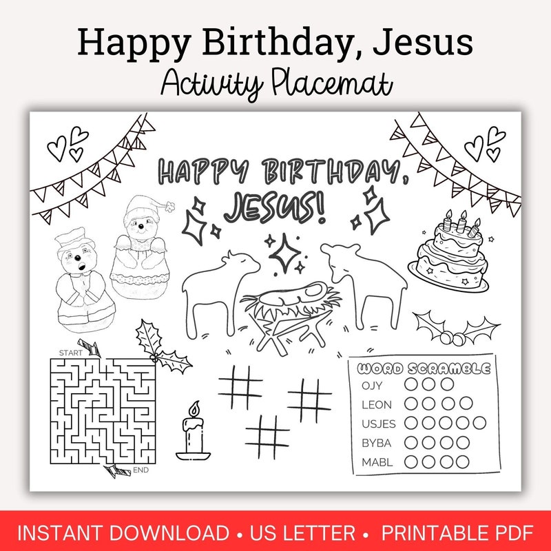 Happy Birthday Jesus - Etsy