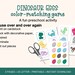 Dinosaur Eggs Color Matching Game, Printable Preschool Activity (PDF ...
