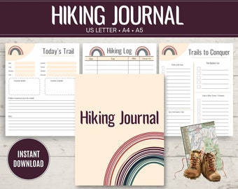 Hiking Journal Printable - Etsy