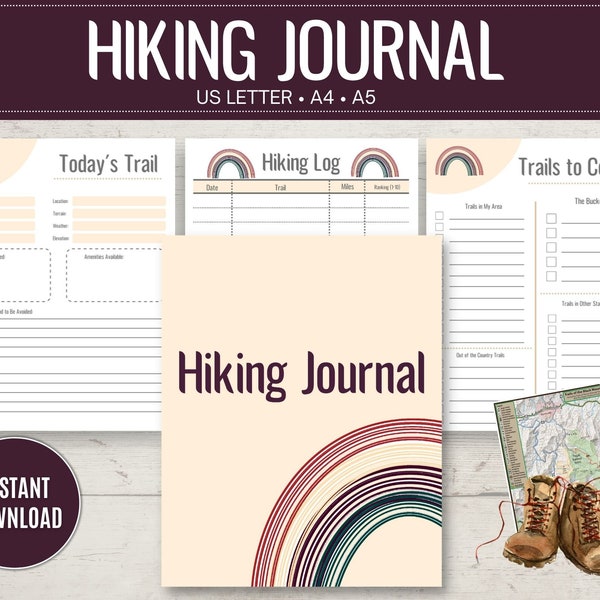 Hiking Journal - Etsy
