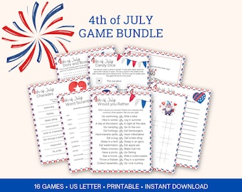 4th of July Games, July 4th Games, Independence Day Games, Patriotic ...