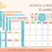 Weekly School Lunch Planner Printable, Meal Planner for Kids, Kids ...