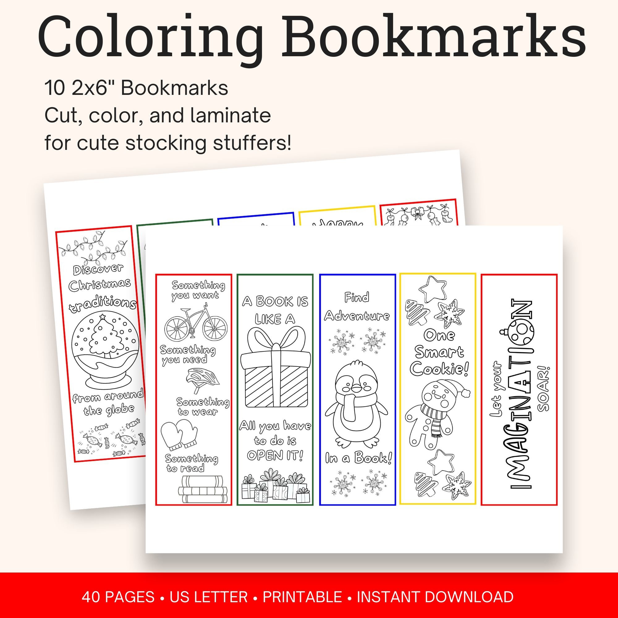 Christmas Activity Bundle for Kids, Printable Games and Coloring Pages ...