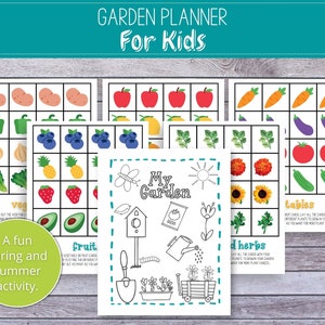 Gardening With Kids Printable Garden Planner | Etsy