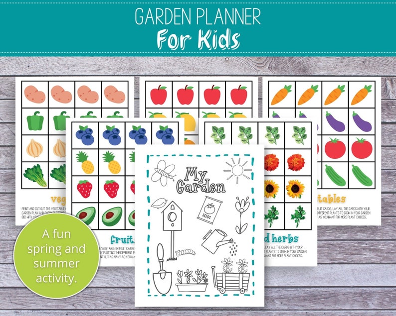 Gardening With Kids Printable Garden Planner - Etsy