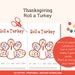 Roll-a-turkey Printable Game for Kids, Thanksgiving Printable Family ...