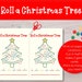 Christmas Games Roll a Christmas Tree Printable Game for Kids - Etsy