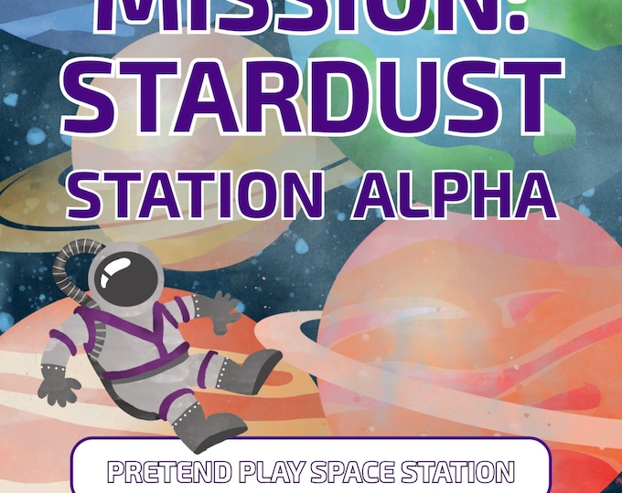 Space Station Pretend Play Printable, Space Dramatic Play, Kids Daycare ...