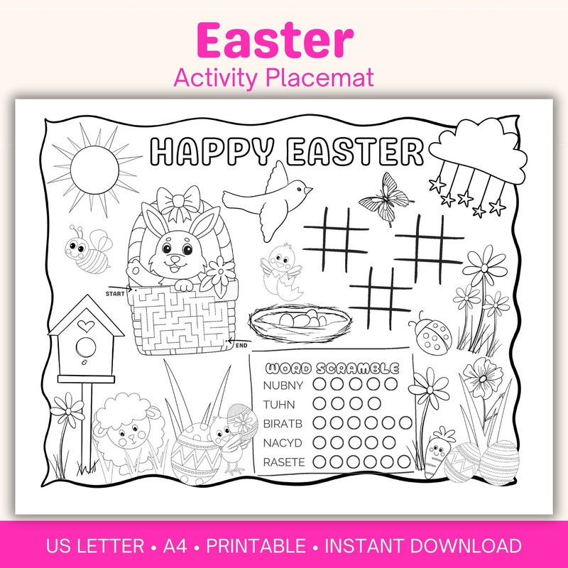Easter Placemats - Etsy