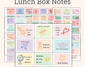 Halloween Lunch Box Notes Printable, Kids Lunch Notes, School Lunchbox ...