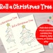 Christmas Games, Roll a Christmas Tree Printable Game for Kids - Etsy
