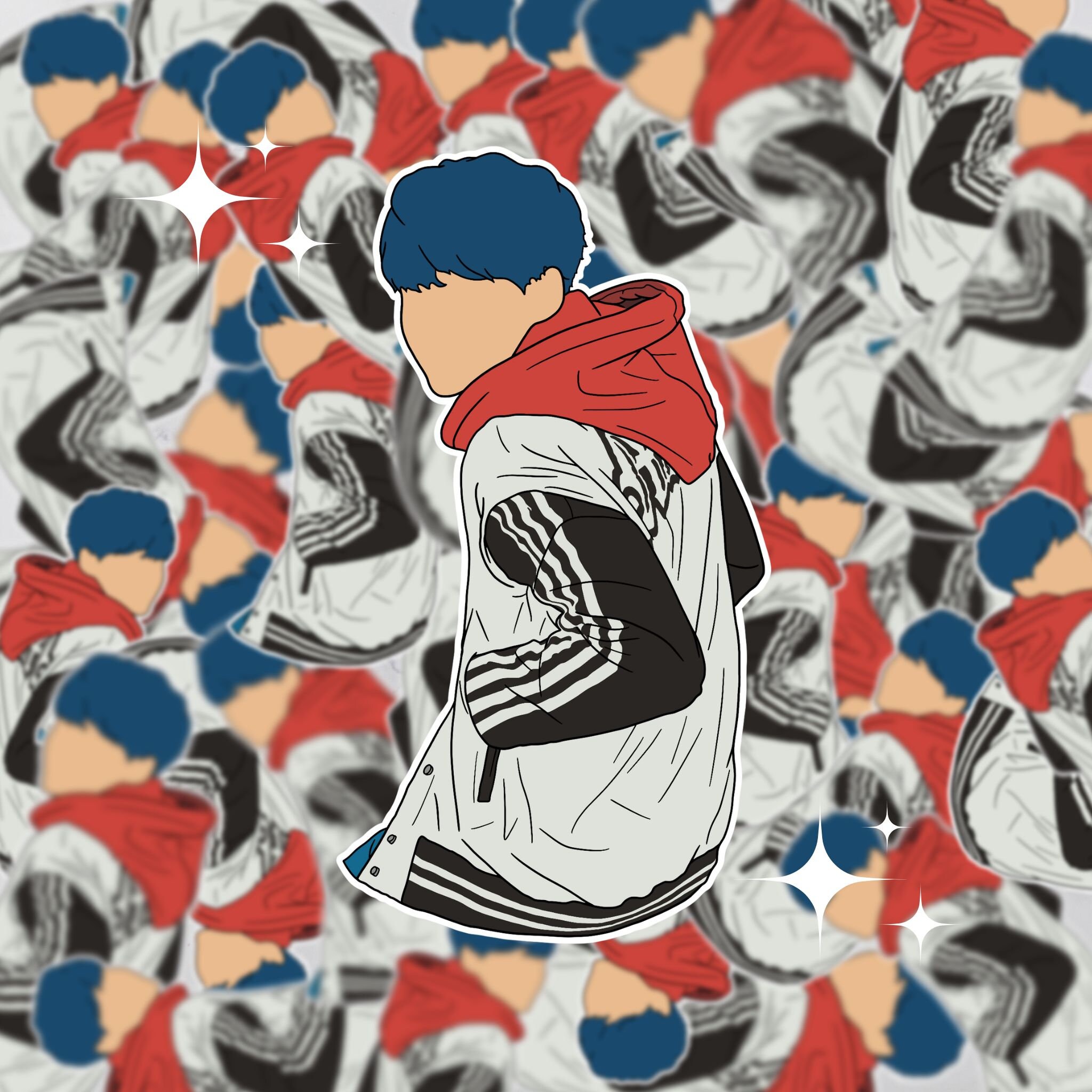 BTS Stickers Suga Sticker Pack 1 - Etsy